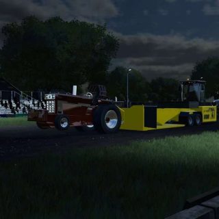 Placeable Pulling Track v1.0 FS22 Mod | Farming Simulator 22 Mod