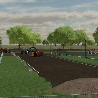Placeable Pulling Track v1.0 FS22 Mod | Farming Simulator 22 Mod