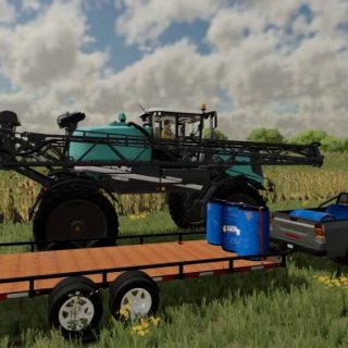 Plastic Water/Fertilizer Barrels v1.0 FS22 Mod | Farming Simulator 22 Mod