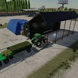 Rice Bales Selling Point v1.0 FS22 Mod | Farming Simulator 22 Mod