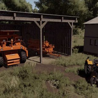 Small Old Wooden Shed v1.0 FS22 Mod | Farming Simulator 22 Mod