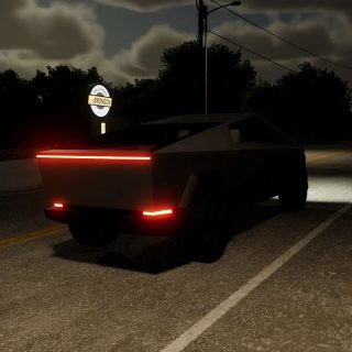 Tesla Cyber Truck v1.0 FS22 Mod | Farming Simulator 22 Mod
