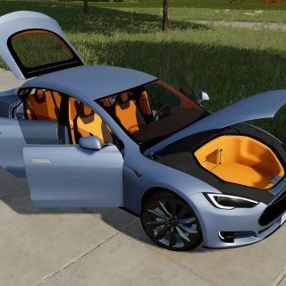 Tesla Model S 2014 v1.0 FS22 Mod | Farming Simulator 22 Mod