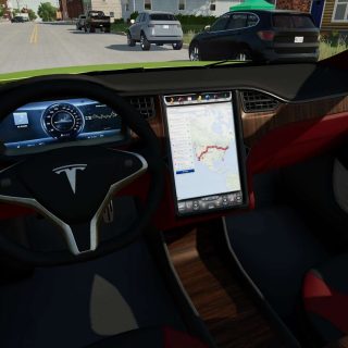 Tesla Model S 2014 v1.0 FS22 Mod | Farming Simulator 22 Mod