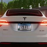 Tesla Model X 2017 Edited v2.0 FS22 Mod | Farming Simulator 22 Mod