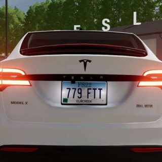 Tesla Model X 2017 Edited v2.0 FS22 Mod | Farming Simulator 22 Mod