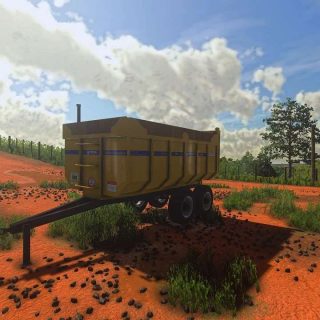 Triton 7t Agricultural Trailer v1.0 FS22 Mod | Farming Simulator 22 Mod