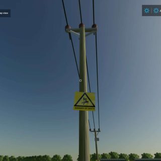 UK power poles prefab v1.0 FS22 Mod | Farming Simulator 22 Mod