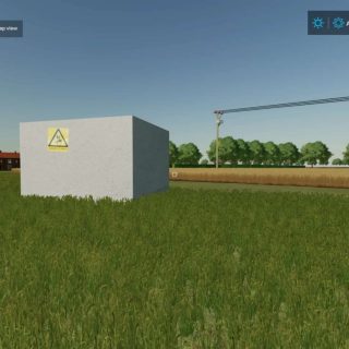 UK power poles prefab v1.0 FS22 Mod | Farming Simulator 22 Mod