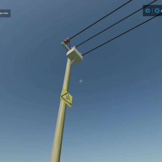 UK power poles prefab v1.0 FS22 Mod | Farming Simulator 22 Mod