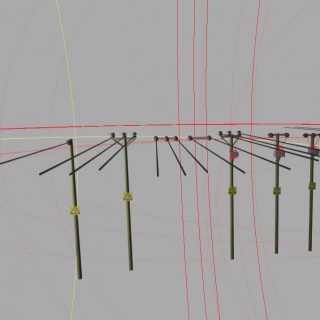 UK POWER POLES PREFAB v1.0.0.1 FS22 Mod | Farming Simulator 22 Mod