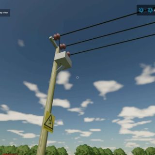 UK POWER POLES PREFAB v1.0.0.1 FS22 Mod | Farming Simulator 22 Mod