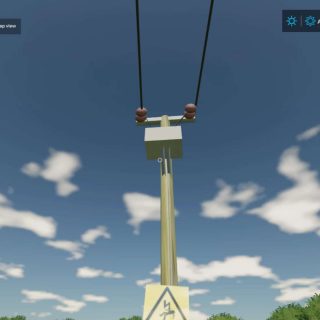 UK POWER POLES PREFAB v1.0.0.1 FS22 Mod | Farming Simulator 22 Mod