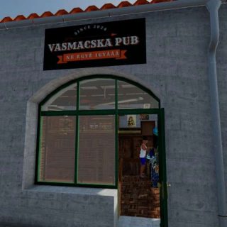 Vasmacska Pub Animated v1.0 FS22 Mod | Farming Simulator 22 Mod