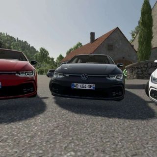 Volkswagen Golf 8 GTI v1.0.0.1 FS22 Mod | Farming Simulator 22 Mod