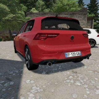 Volkswagen Golf 8 GTI v1.0.0.2 FS22 Mod | Farming Simulator 22 Mod