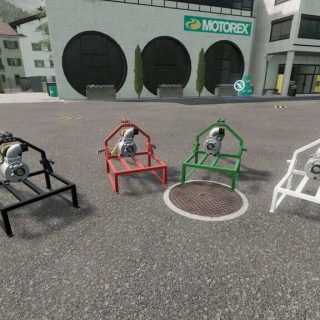 Water Pump With PTO Drive v1.0 FS22 Mod | Farming Simulator 22 Mod