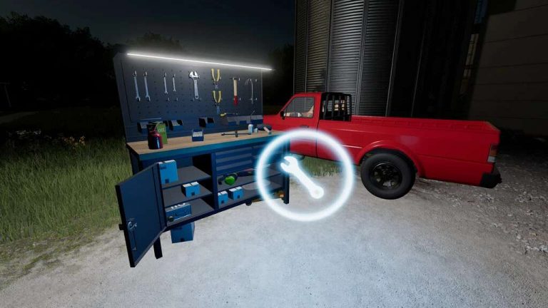 Workshop Workbench v1.0 FS22 Mod | Farming Simulator 22 Mod