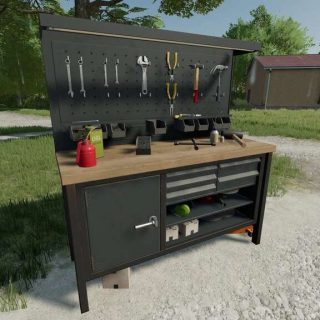 Workshop Workbench v1.0 FS22 Mod | Farming Simulator 22 Mod
