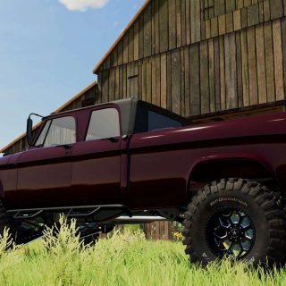 1964 Dodge W200 Power Wagon v1.0 FS22 Mod | Farming Simulator 22 Mod