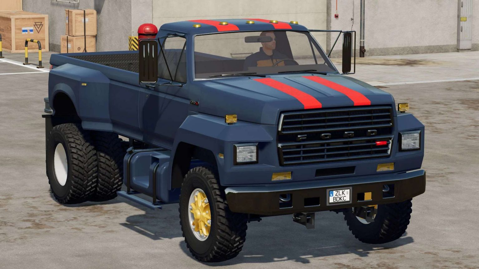 1980 Ford F800 v2.0 FS22 Mod | Farming Simulator 22 Mod