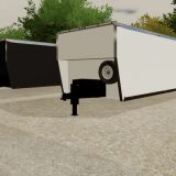 30FT Box Transport trailer v1.0 FS22 Mod | Farming Simulator 22 Mod