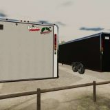 30FT Box Transport trailer v1.0 FS22 Mod | Farming Simulator 22 Mod