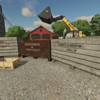 Assortment Of Fillable Pallets v1.0 FS22 Mod | Farming Simulator 22 Mod