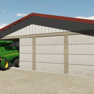 Big Storage Garage v1.0 FS22 Mod | Farming Simulator 22 Mod