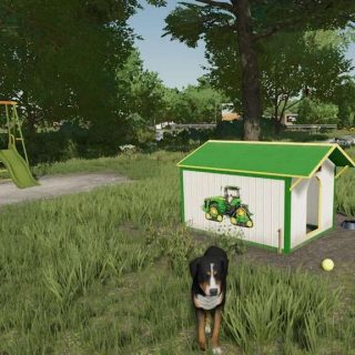 Brand Dog Houses v1.0 FS22 Mod | Farming Simulator 22 Mod