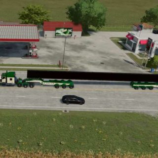 Bridge Girder Heavy Haul Loads v1.0.0.2 FS22 Mod | Farming Simulator 22 Mod