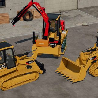 CAT Track Loaders Pack v1.0 FS22 Mod | Farming Simulator 22 Mod
