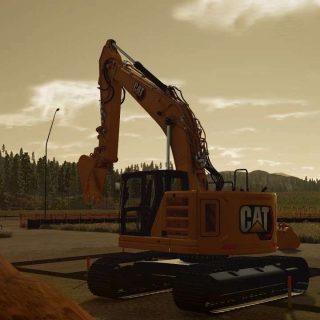 Caterpillar 335 Hydraulic Excavator v1.0 FS22 Mod | Farming Simulator ...