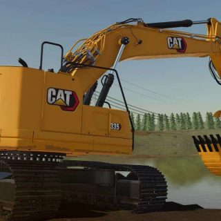 Caterpillar 335 Hydraulic Excavator v1.0 FS22 Mod | Farming Simulator ...
