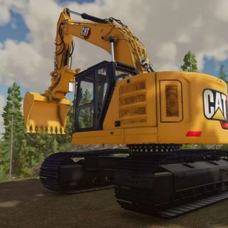 Caterpillar 335 Hydraulic Excavator v1.0 FS22 Mod | Farming Simulator ...