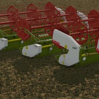 Claas C450-C660 Headers Pack v1.1 FS22 Mod | Farming Simulator 22 Mod