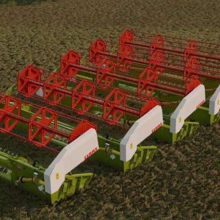 Claas C450-C660 Headers Pack v1.1 FS22 Mod | Farming Simulator 22 Mod