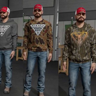 Columbia themed clothing pack v1.0 FS22 Mod | Farming Simulator 22 Mod