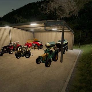 EasySteelSheds Set v1.0.1 FS22 Mod | Farming Simulator 22 Mod