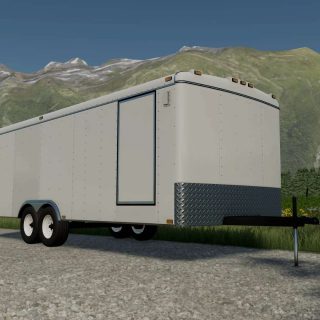 Enclosed Trailer v1.0.0.1 FS22 Mod | Farming Simulator 22 Mod