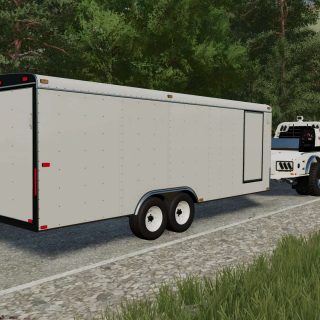 Enclosed Trailer v1.0.0.1 FS22 Mod | Farming Simulator 22 Mod