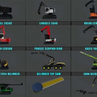 Equipment FDR Logging v1.0 FS22 Mod | Farming Simulator 22 Mod