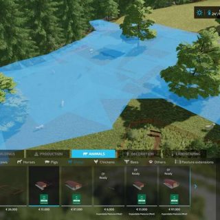 Expandable Pastures v1.0 FS22 Mod | Farming Simulator 22 Mod