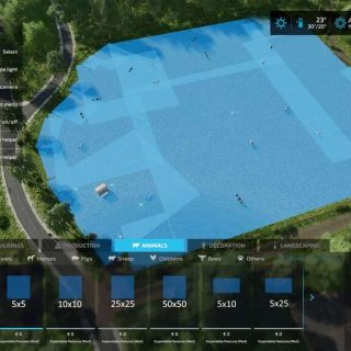 Expandable Pastures v1.0 FS22 Mod | Farming Simulator 22 Mod