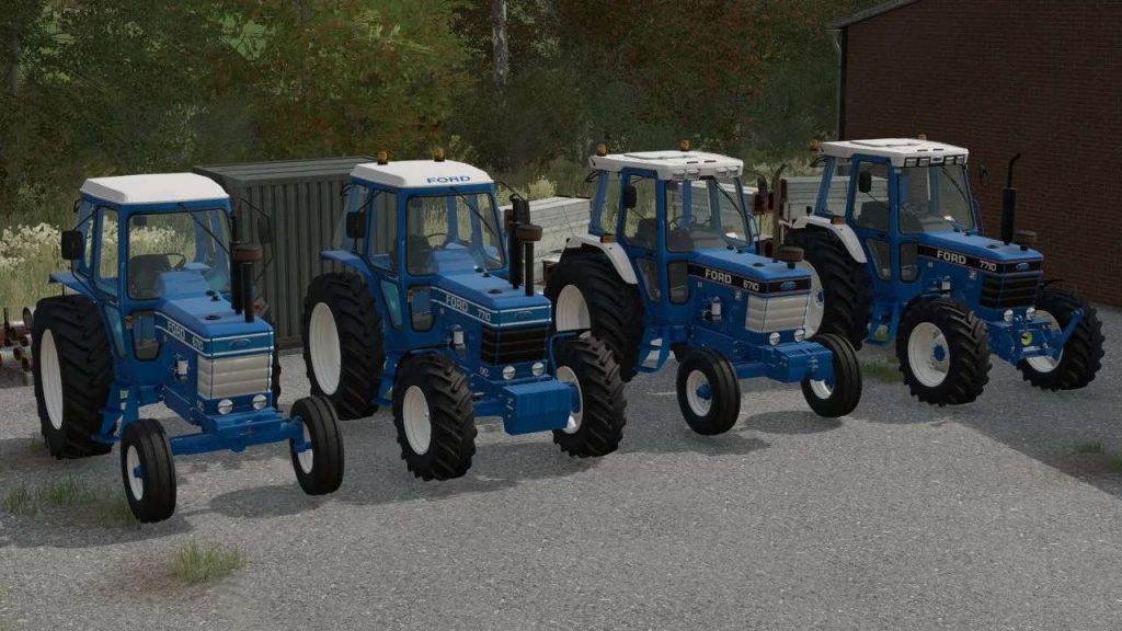 Ford 7710 4cyl Pack v1.5 FS22 Mod | Farming Simulator 22 Mod