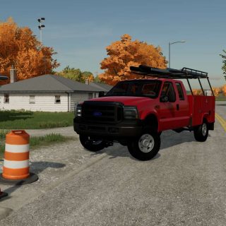 Ford F350 Service Truck v1.0 FS22 Mod | Farming Simulator 22 Mod