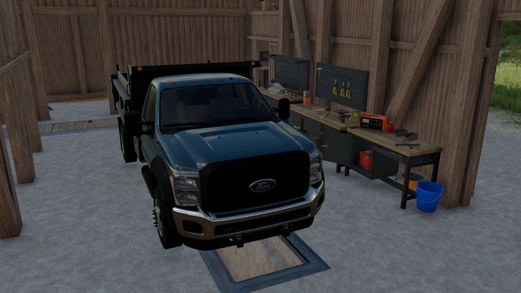 Ford F550 Dump v1.0 FS22 Mod | Farming Simulator 22 Mod