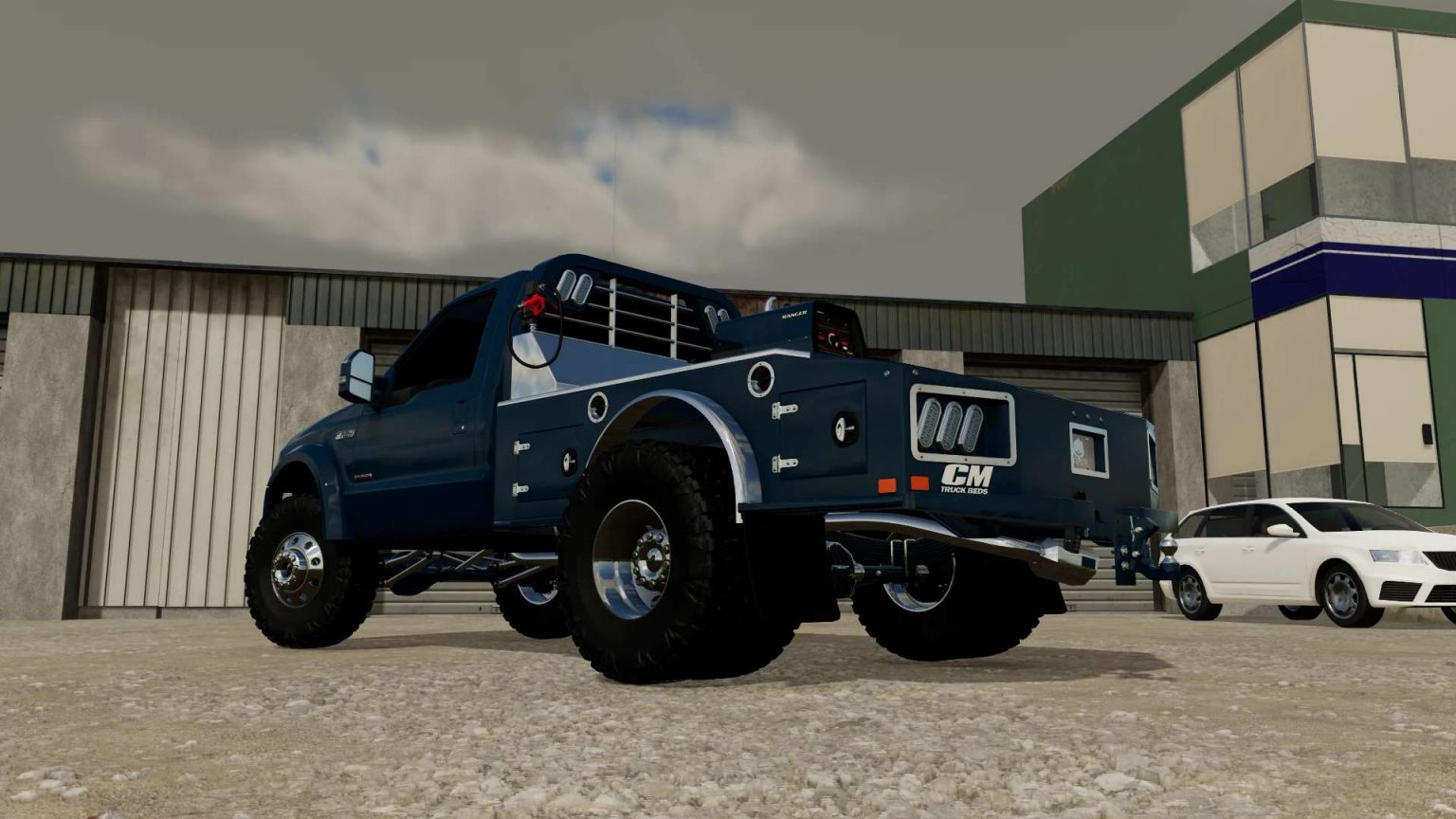Ford F550 Flatbed v1.0 FS22 Mod | Farming Simulator 22 Mod