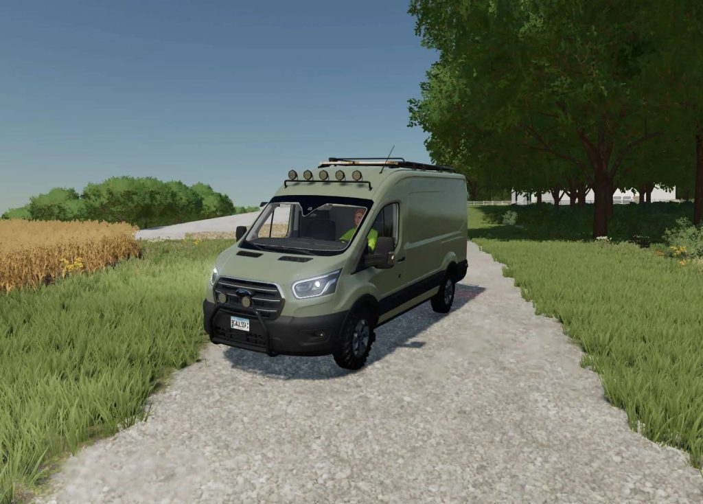 Ford Transit MK8 (remake) v1.0 FS22 Mod | Farming Simulator 22 Mod