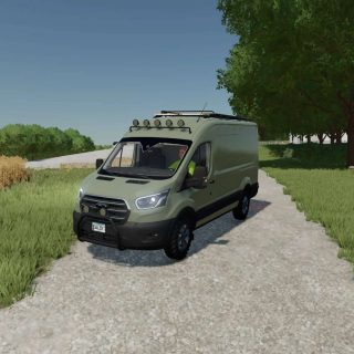 Ford Transit MK8 (remake) v1.0 FS22 Mod | Farming Simulator 22 Mod